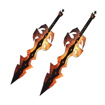 Dual Eternal Fire Sword | Roblox Item - Rolimon's