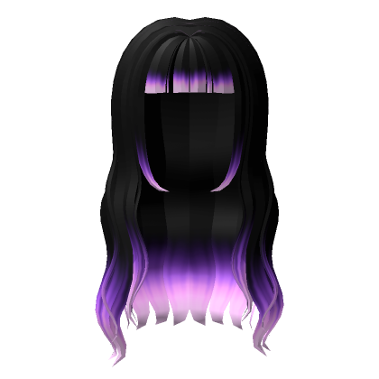Beautiful Wavy Purple Hair | Roblox Item - Rolimon's