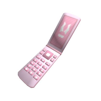 Pink Aesthetic Soft Flip Cellphone | Roblox Item - Rolimon's