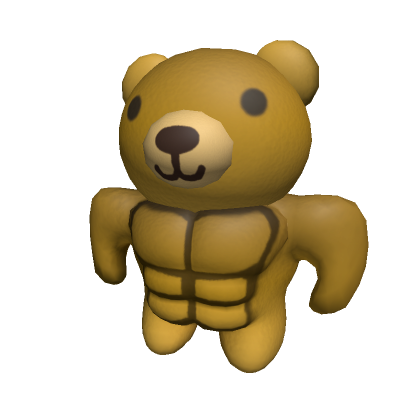 Muscle Bodyguard Golden Bear | Roblox Item - Rolimon's