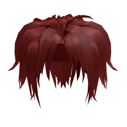 Layered Messy Mullet (Red) | Roblox Item - Rolimon's