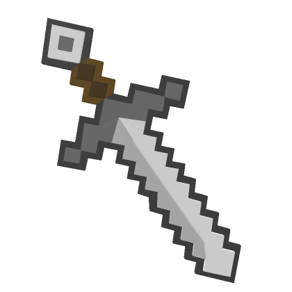 8 Bit Sword Silver | Roblox Item - Rolimon's