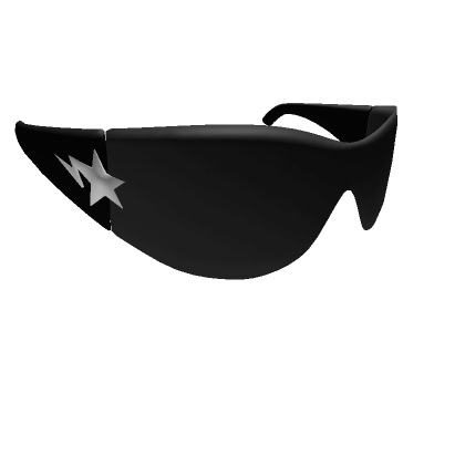 Black Y2K Trapstar Glasses | Roblox Item - Rolimon's