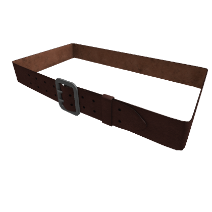 Brown Leather & Silver Belt | Roblox Item - Rolimon's