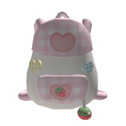 cutecore strawberry patches kawaii backpack 1.0 | Roblox Item - Rolimon's