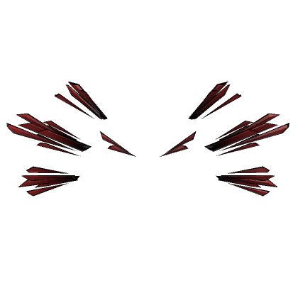 Cartoony Red Shattered Aura | Roblox Item - Rolimon's