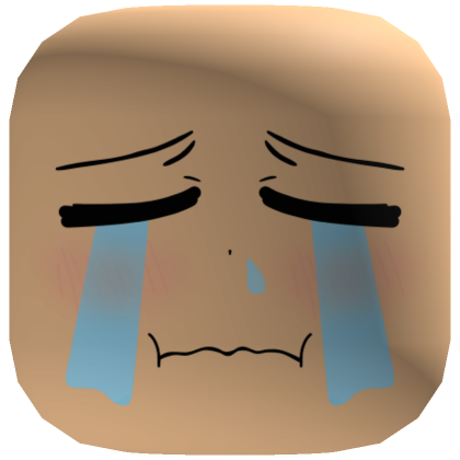 Light Tone Crying Anime Face | Roblox Item - Rolimon's