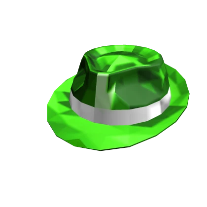 Grüner Funkelzeit-Fedora-Hut – Roblox