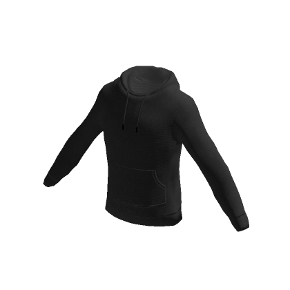 Basic Black Hoodie | Roblox Item - Rolimon's