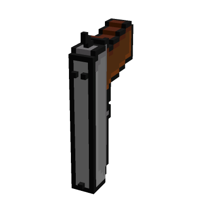 Pistola de Píxel Segurável - Roblox
