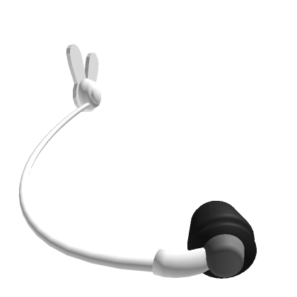 White Kpop Idol Headset Mic | Roblox Item - Rolimon's