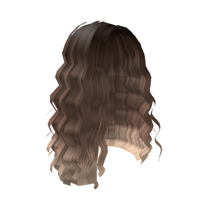 Curly Mid Part in Chestnut Ombre | Roblox Item - Rolimon's
