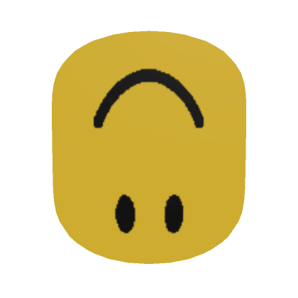 (Glows) Upside Down Noob Head | Roblox Item - Rolimon's