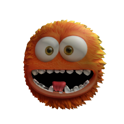 Scary Face Monster Mask in Orange | Roblox Item - Rolimon's