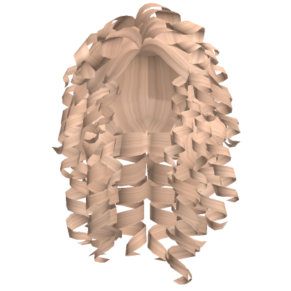 Cheveux bouclés mignons v2 (blond) - Roblox