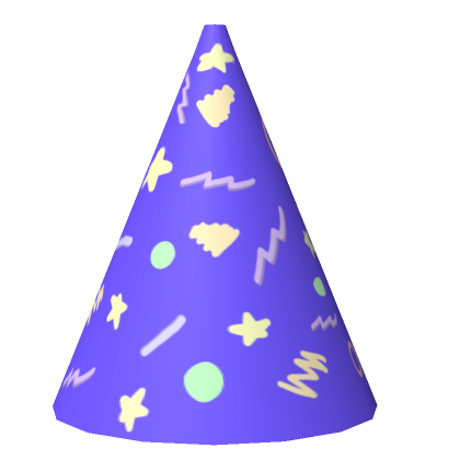 Retro Party Hat | Roblox Item - Rolimon's