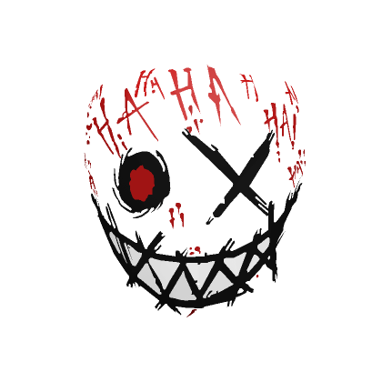 Scare Face HahaHa Red | Roblox Item - Rolimon's