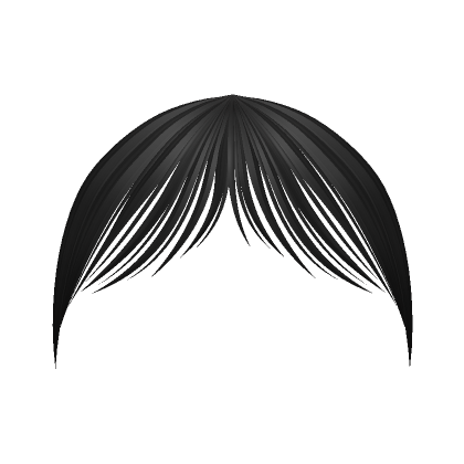 Thin Wispy Bangs in Black | Roblox Item - Rolimon's