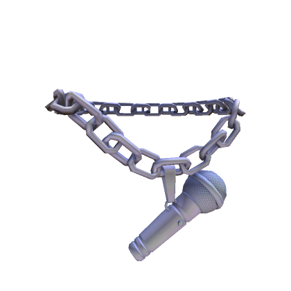 Silver Microphone Chain | Roblox Item - Rolimon's