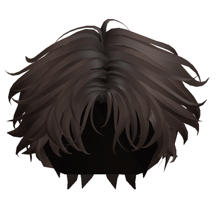 Messy Stylish Middle Part Hair in Brown | Roblox Item - Rolimon's