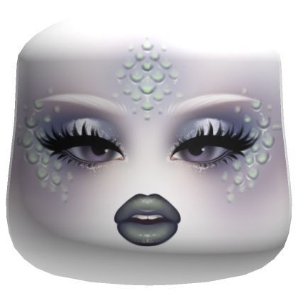 Deep Sea Mermaid Cheeks Head White Skin Tone | Roblox Item - Rolimon's