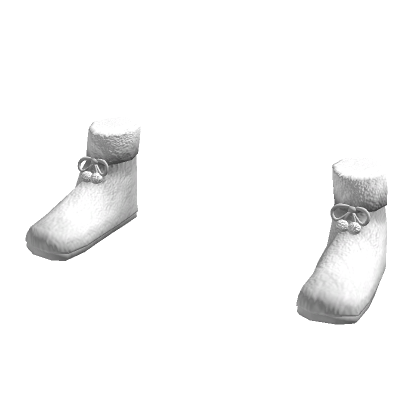 White Cute Fuzzy Boots | Roblox Item - Rolimon's