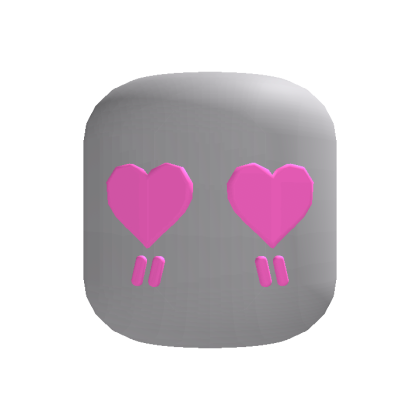 Dynamic Heart Eyes {Pink} - Roblox