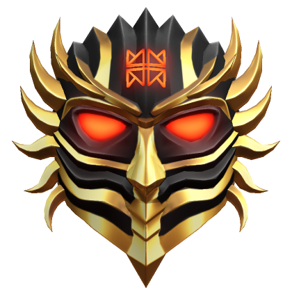 Mask of Fire 🔥 Gold Ltd by Yourius & Monstercat | Roblox Item - Rolimon's