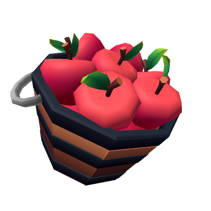 Bucket of Tasty Red Apples | Roblox Item - Rolimon's