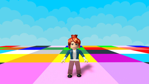 컬러 블록 바닥 - Roblox