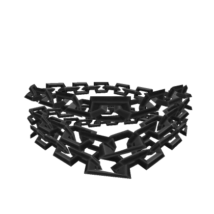 (R) 1.0 Black Chain Shoulder Bracelet | Roblox Item - Rolimon's