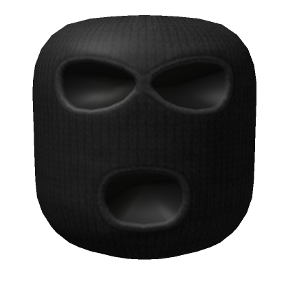 Black Knit 3-Hole Balaclava | Roblox Item - Rolimon's