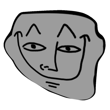 Goober troll-face mask | Roblox Item - Rolimon's