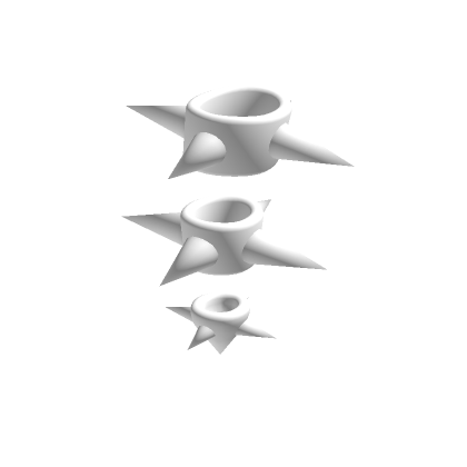 White Spiked Band (For Korblox) | Roblox Item - Rolimon's