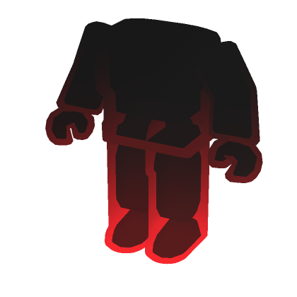 Man Shadowed Outline Avatar Aura Black and Red | Roblox Item - Rolimon's