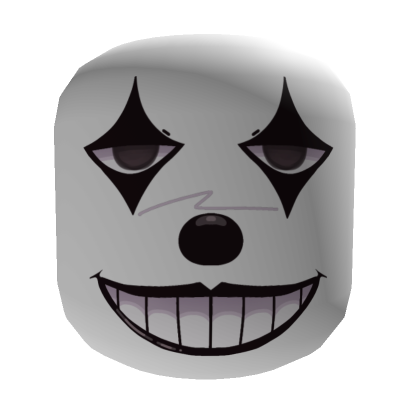 Vintage Clown Smile Face [Institutional White] | Roblox Item - Rolimon's