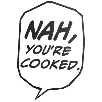 No, estás cocinado. - Roblox