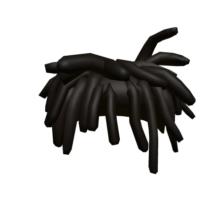Black Messy Dreads | Roblox Item - Rolimon's