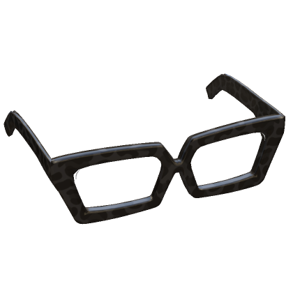 Blk Leopard Oversized Cat Eye Glasses | Roblox Item - Rolimon's