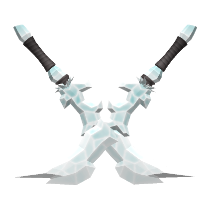 🗡️ Crystal Dual Sword - White | Roblox Item - Rolimon's