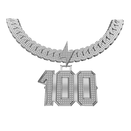 ICED OUT 100 CHAIN | Roblox Item - Rolimon's