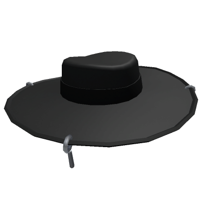 Pierced Wide Brim Gothic Hat | Roblox Item - Rolimon's