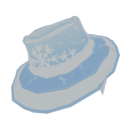 Snowflake Ice Fedora | Roblox Item - Rolimon's