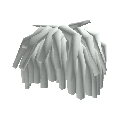 Overgrown Messy Dreads (white) | Roblox Item - Rolimon's