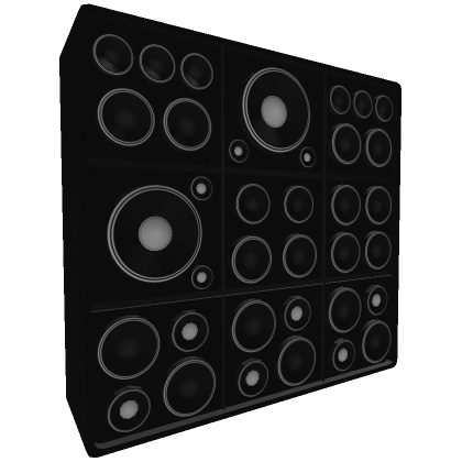Large Front Speakers (non-Blocky) | Roblox Item - Rolimon's