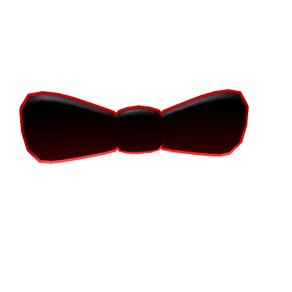 Red Void Bow Tie - Cartoony Outline | Roblox Item - Rolimon's