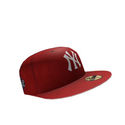 Red NYC Fitted Cap | Roblox Item - Rolimon's