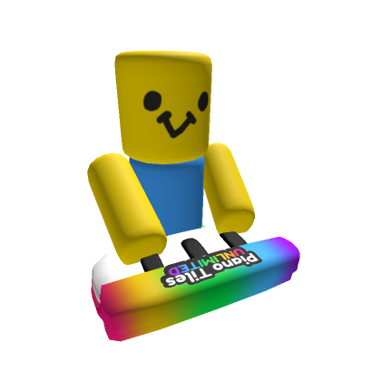 Piano Tiles Unlimited Noob Shoulder Pal | Roblox Item - Rolimon's