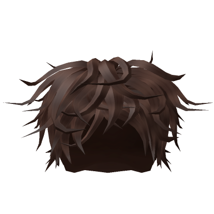 Brown Fluffy Messy Hair | Roblox Item - Rolimon's
