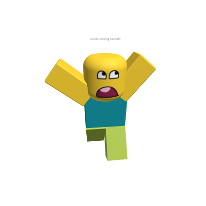 Noob running can talk